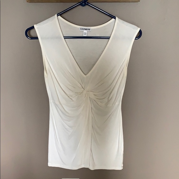 Express | Tops | Express Twisted Front V Neck Blouse | Poshmark
